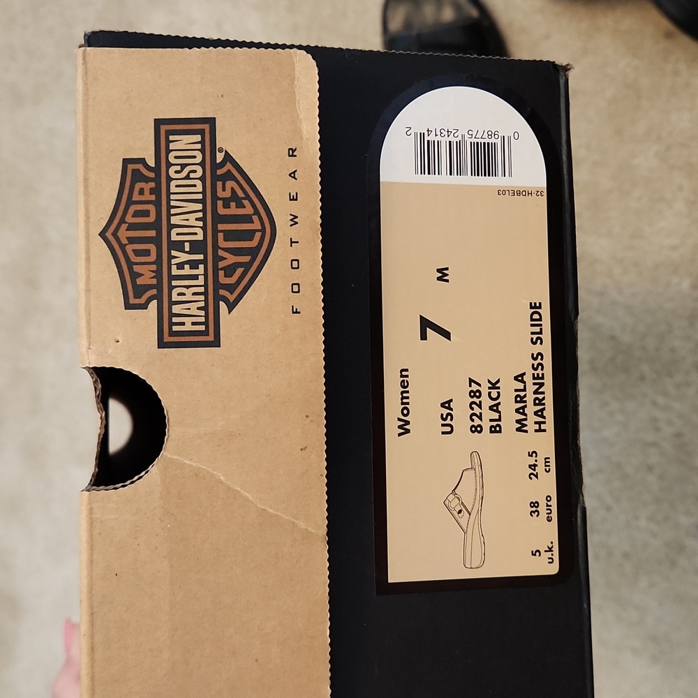 Harley Davidson Womens Marla Harness Slides, Size 7 - Gem